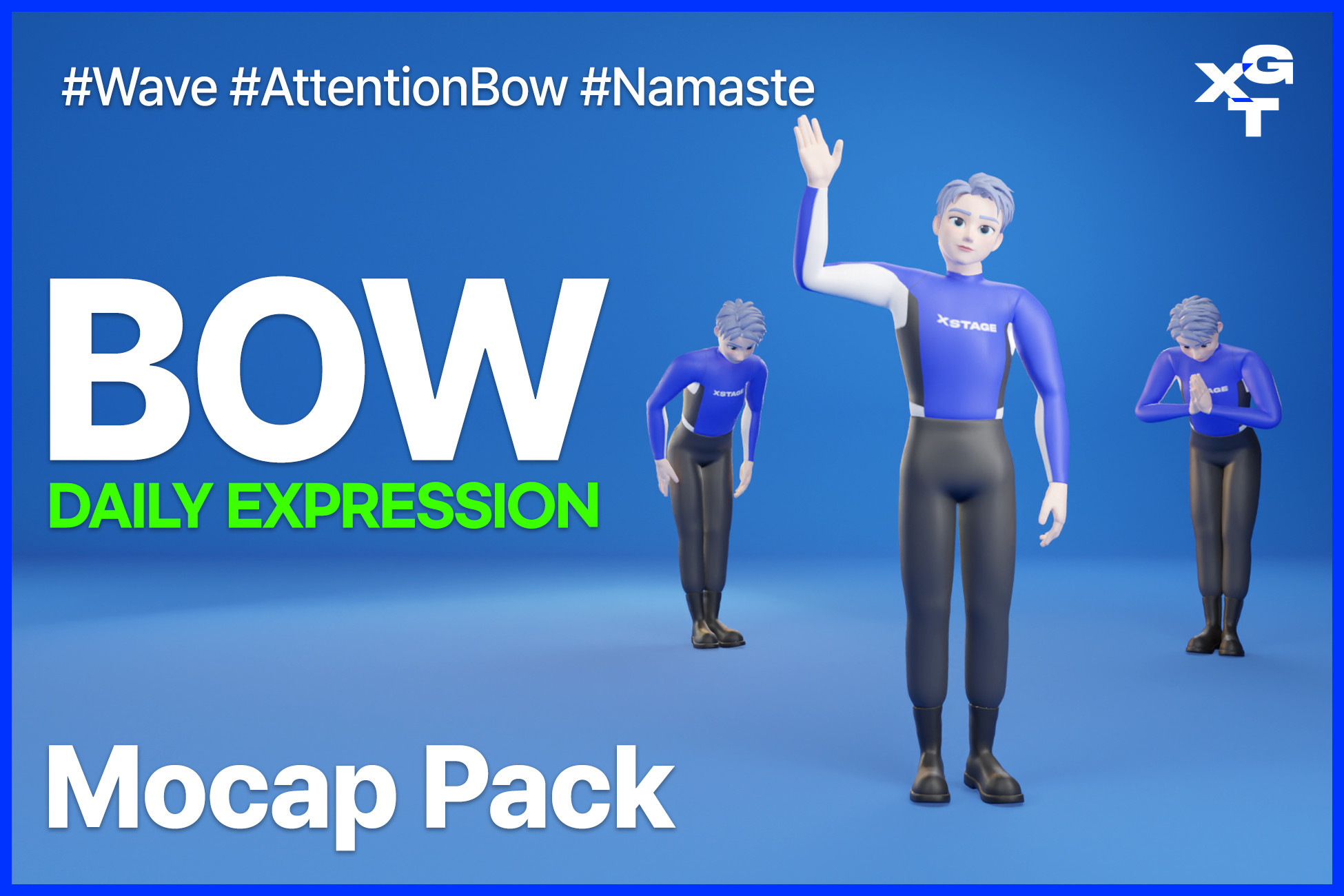 Bow : Daily Expression Mocap Pack | 3D アニメーション | Unity Asset Store