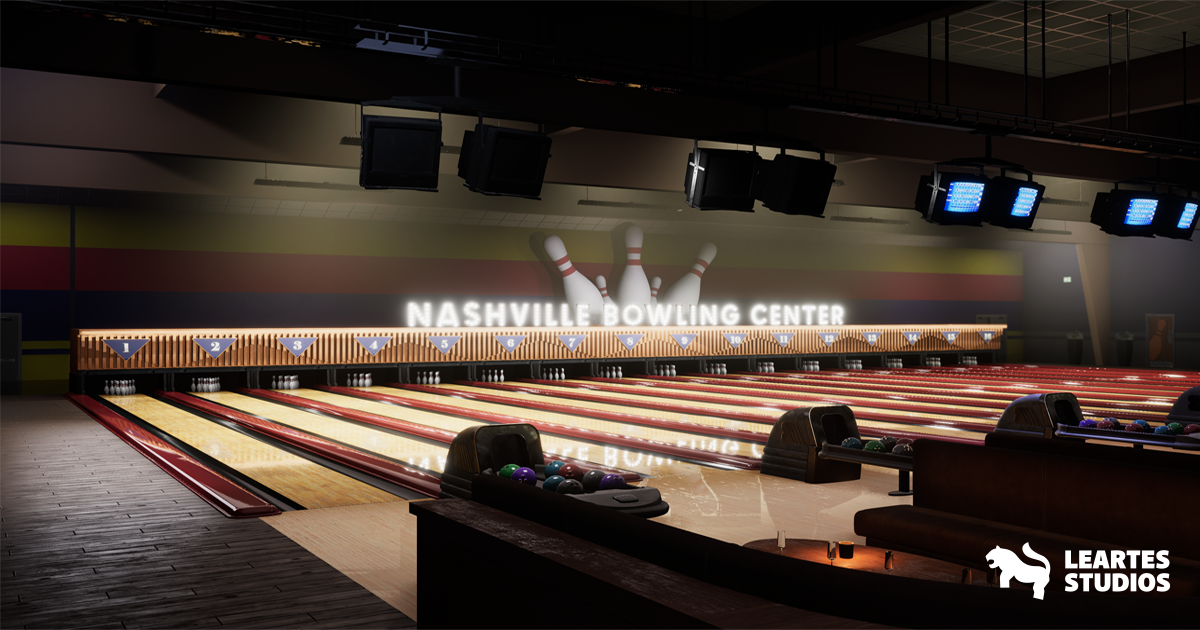 Bowling Alley Environment | 3D Urban | Unity Asset Store