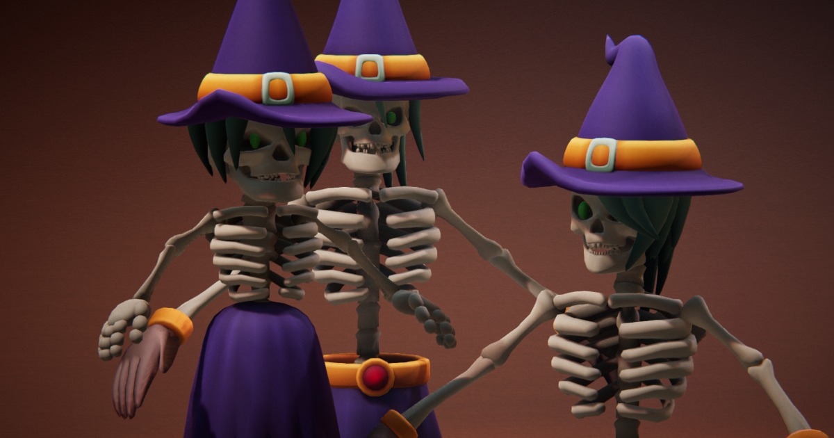 Undead Witch Pack - Characters + Animations | 3D Humanoids | Unity ...