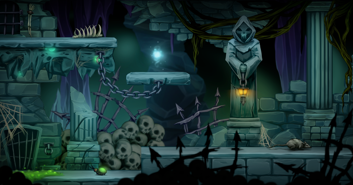 Spooky Dungeon - 2D Asset Pack | 2D Environments | Unity Asset Store