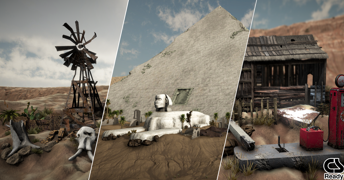 Desert Props Mega Pack Vol 1 | 3D Props | Unity Asset Store