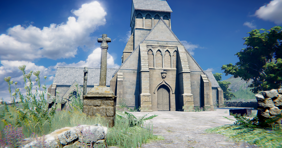 Photoscanned Modular Church Pack | 3D Historic | Unity Asset Store