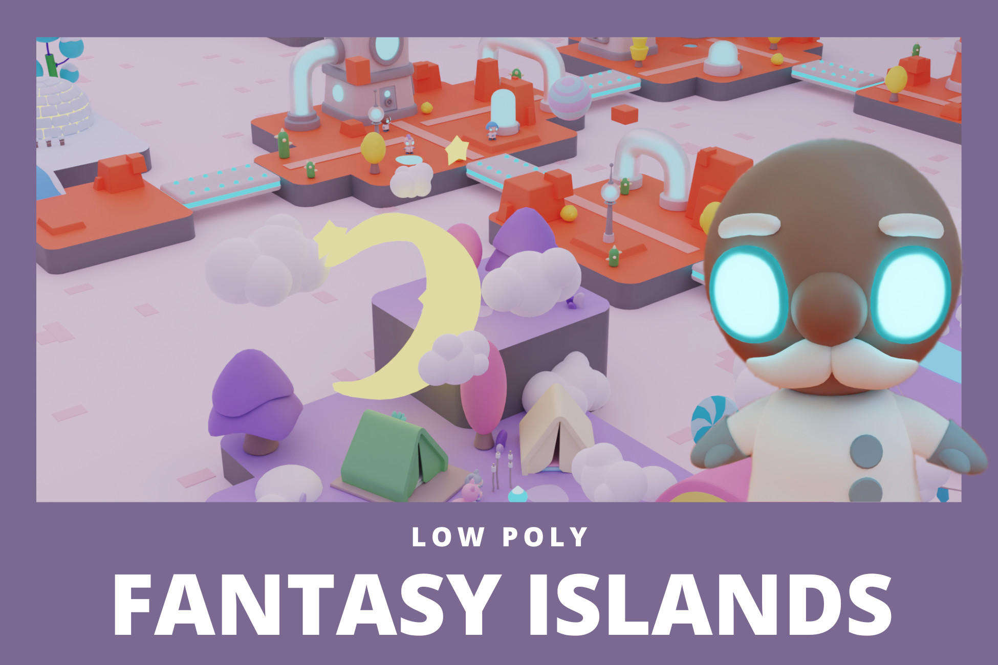Low Poly Fantasy Islands Exteriors | 3D Environments | Unity Asset Store