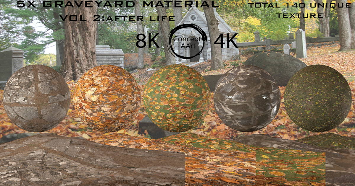 GRAVEYARD VOL2:AFTER LIFE | 2D Textures & Materials | Unity Asset Store