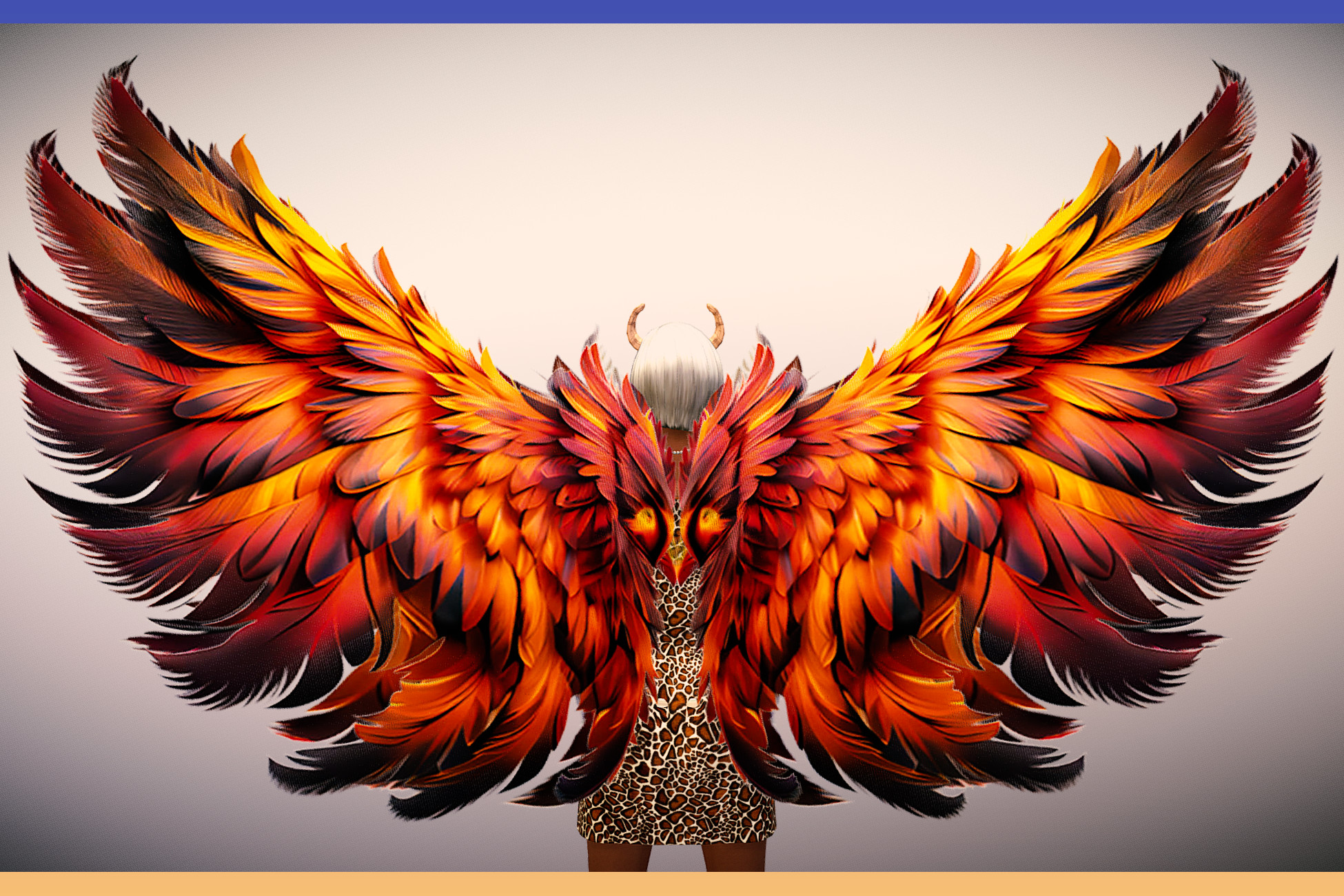 Low Poly Phoenix Wings | Props | Unity Asset Store