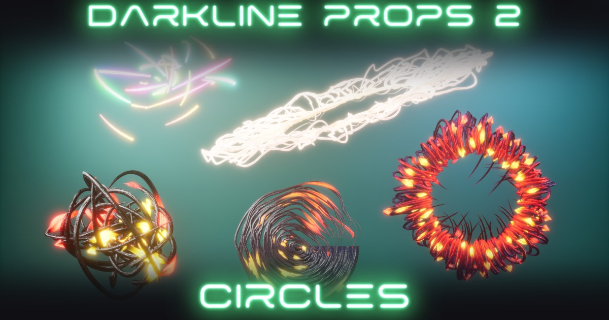 Darkline Props: Circles | 3D Props | Unity Asset Store
