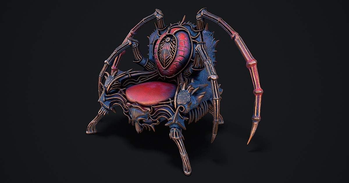 Fantasy Throne 9 | 3D Furniture | Unity Asset Store