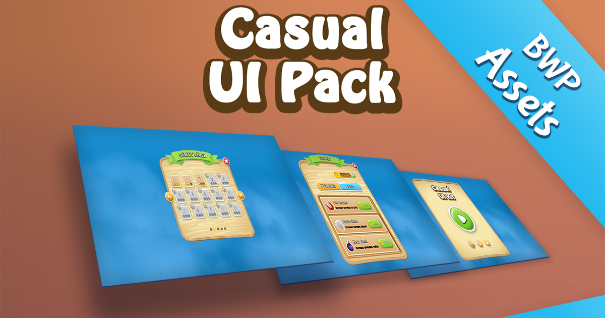 Casual UI Kit | 2D Icons | Unity Asset Store