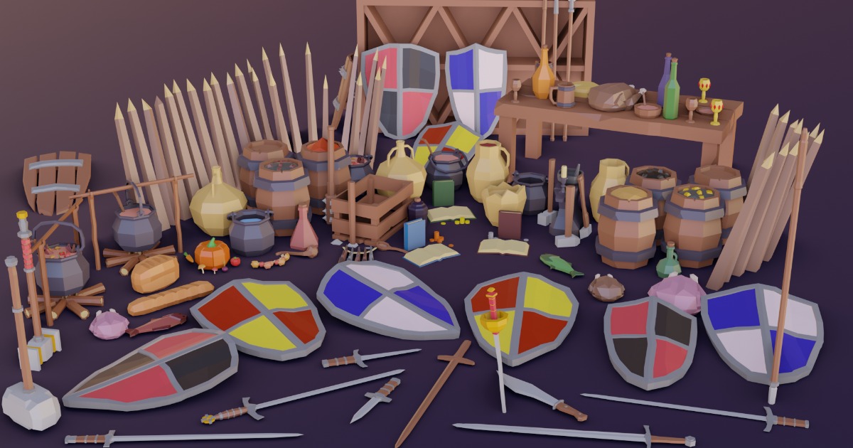 Low Poly - Medieval Kingdom | 3D Historic | Unity Asset Store