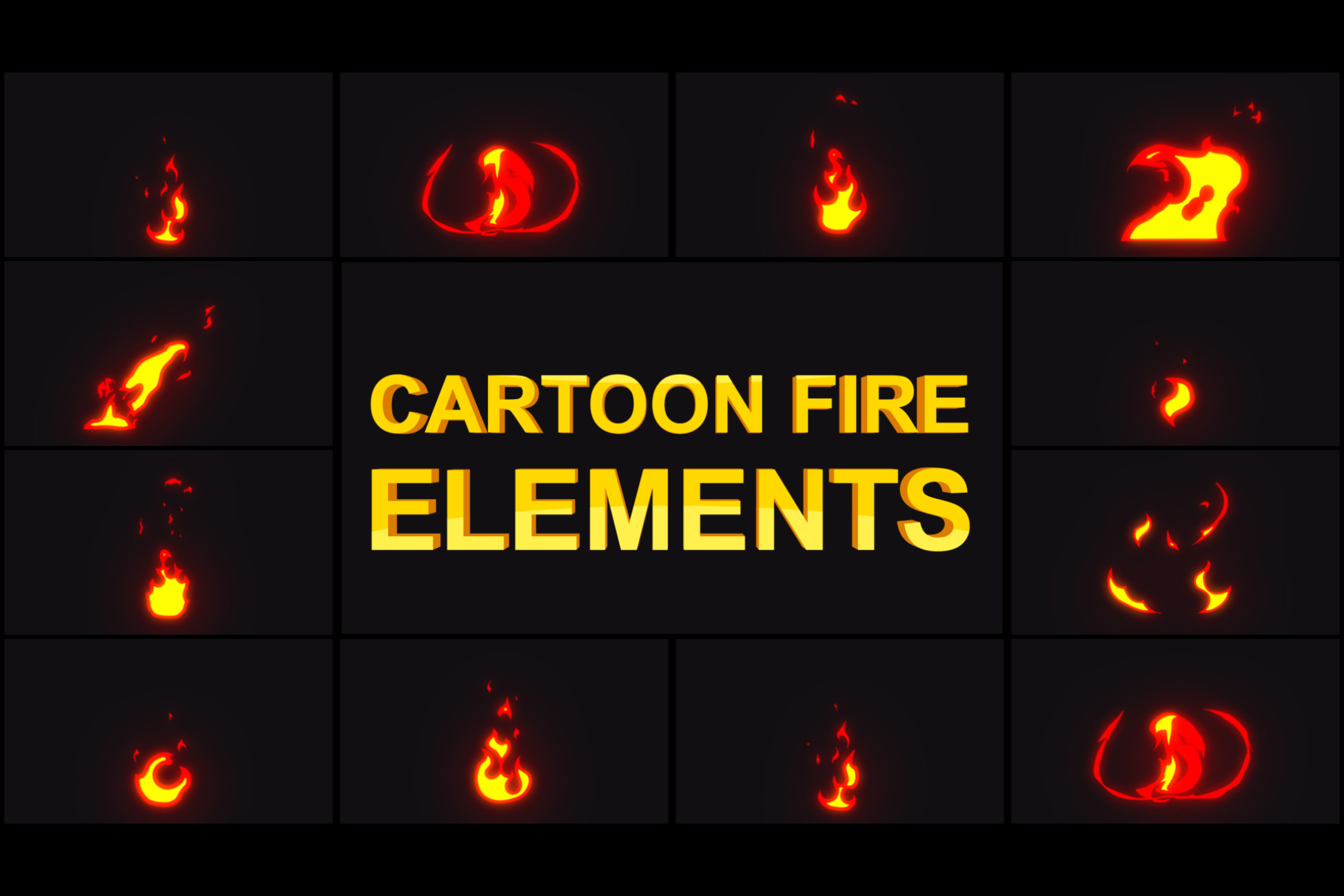 Cartoon Fire Elements | Fire & Explosions | Unity Asset Store