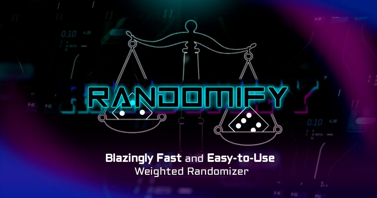 Randomify - Fast & Easy Weighted Randomizer | Systems | Unity Asset Store