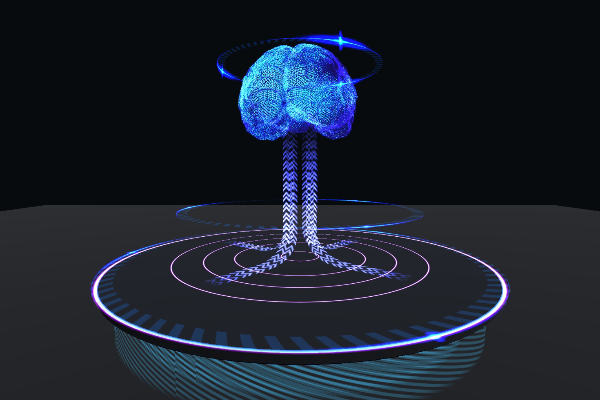 Sci-Fi Hologram Brain | 3D Sci-Fi | Unity Asset Store