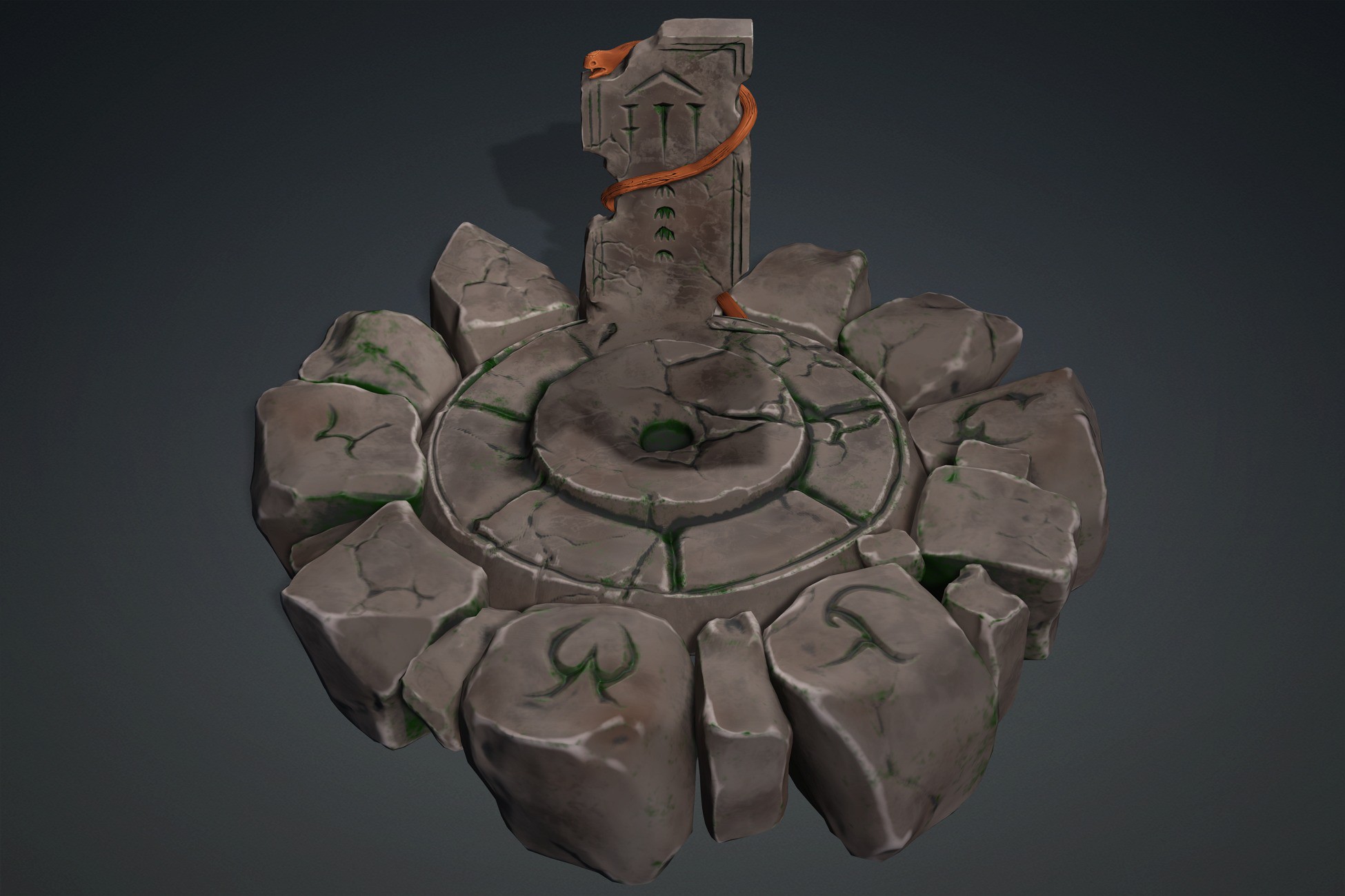 Stylized Ancient Rock Platform | 3D Fantasy | Unity Asset Store