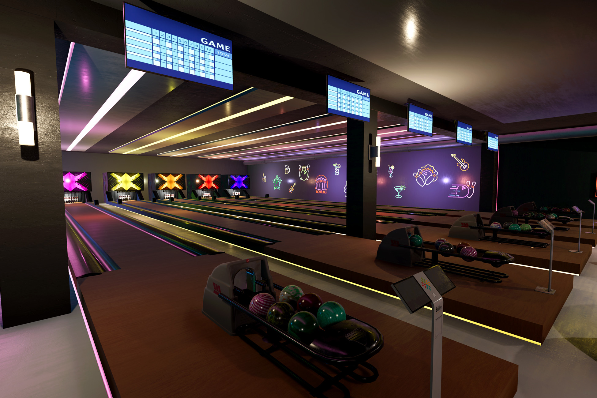 Bowling Alley (URP) | 3D Urban | Unity Asset Store
