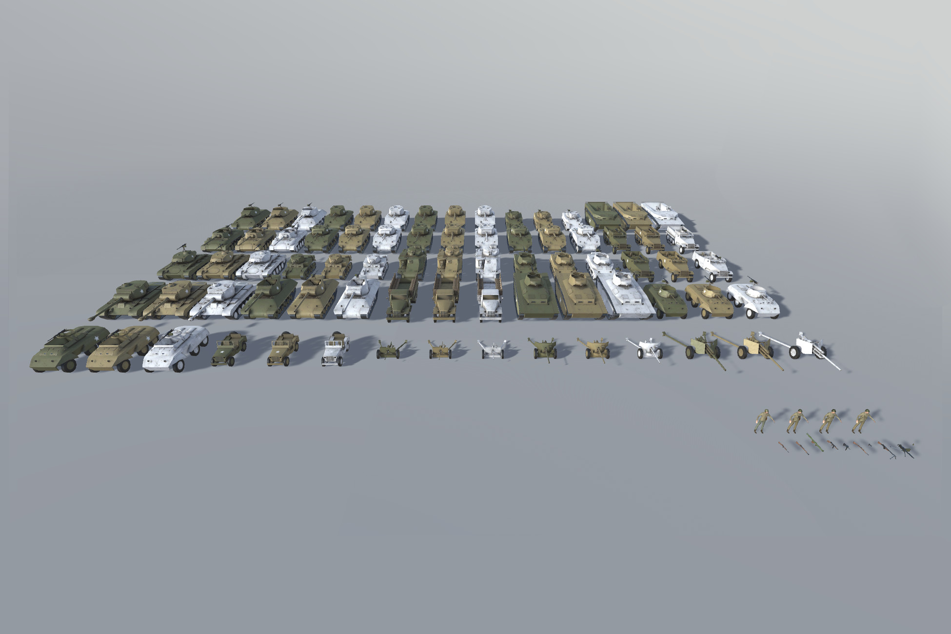 WW2 United States Armed Forces | 3D Land | Unity Asset Store