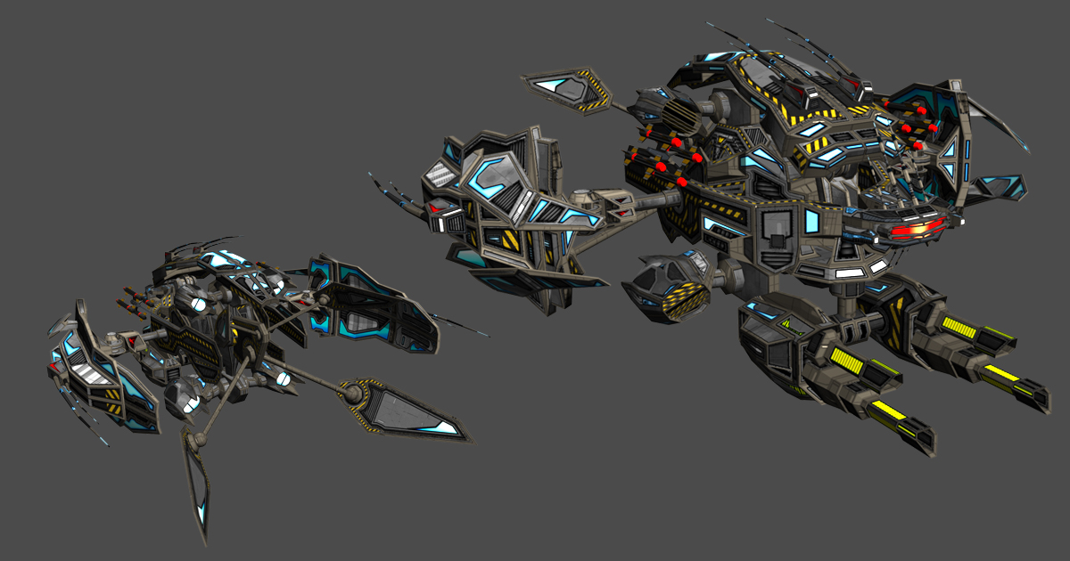 Combat Drone A002 | 3D Robots | Unity Asset Store