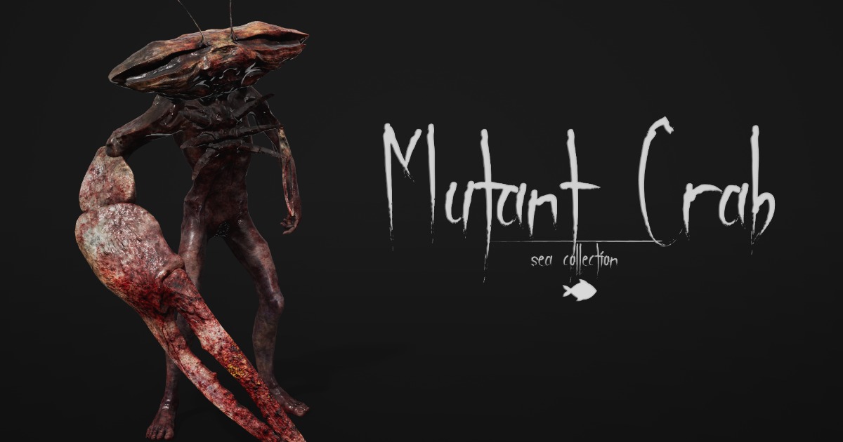 Mutant Crab - Horror Sea Creatures Collection | Characters | Unity ...