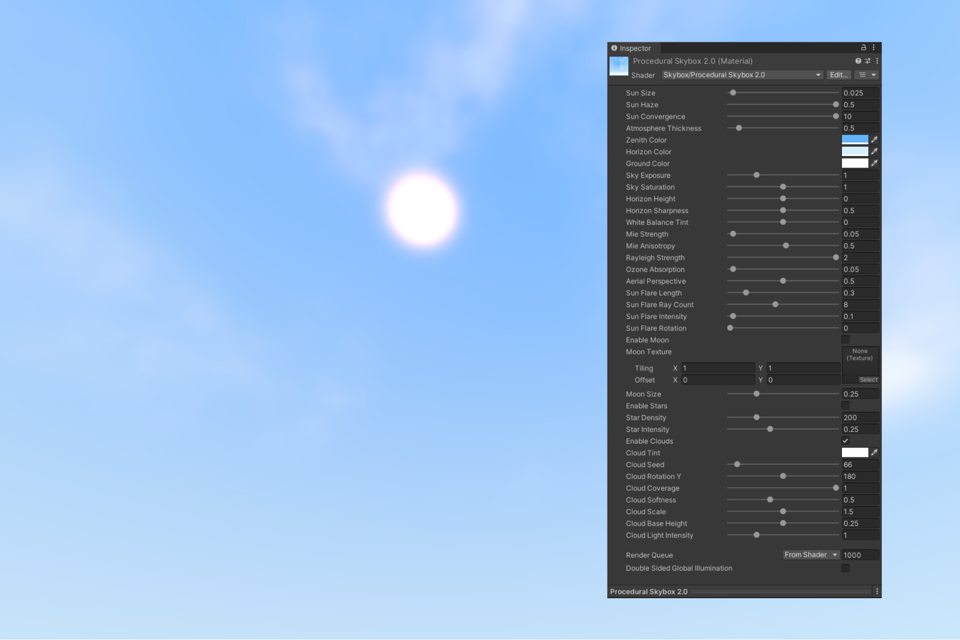 Procedural Skybox 2.0 | 2D Sky | Unity Asset Store