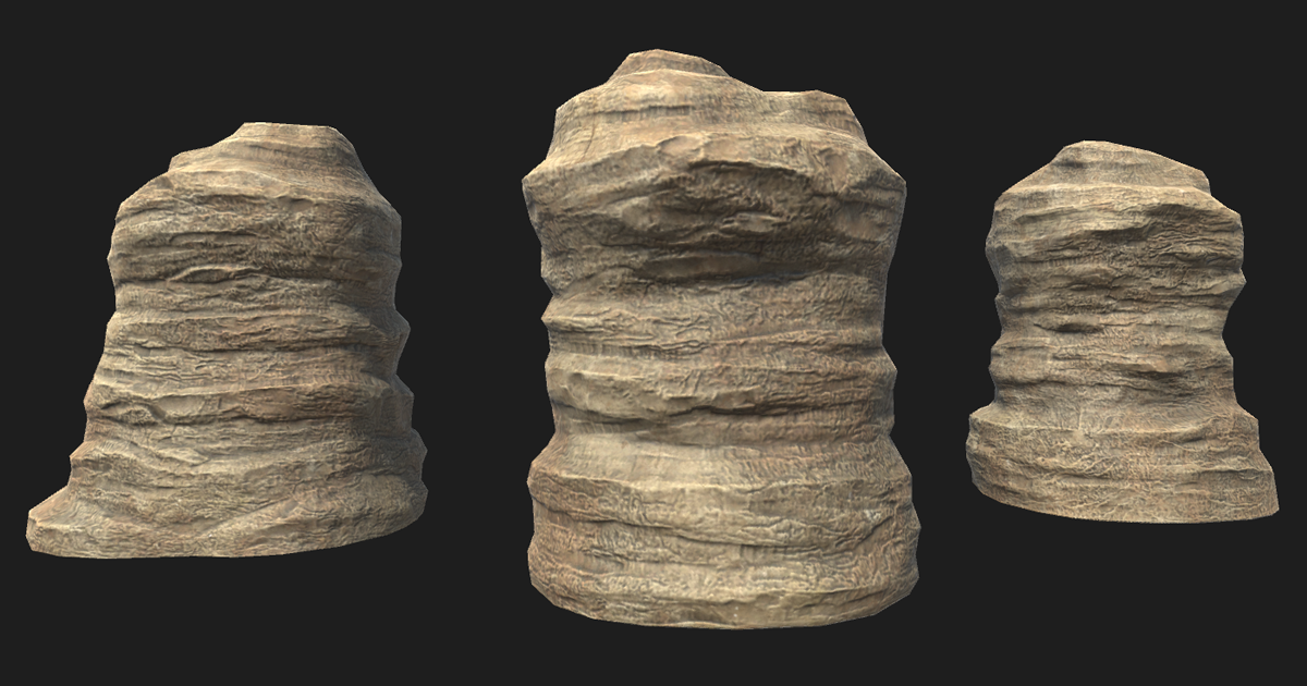 The Rocks of a Lonely Desert | 3D Exterior | Unity Asset Store