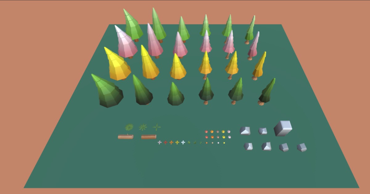 Sweet Low Poly Forest Pack | 3D Environments | Unity Asset Store