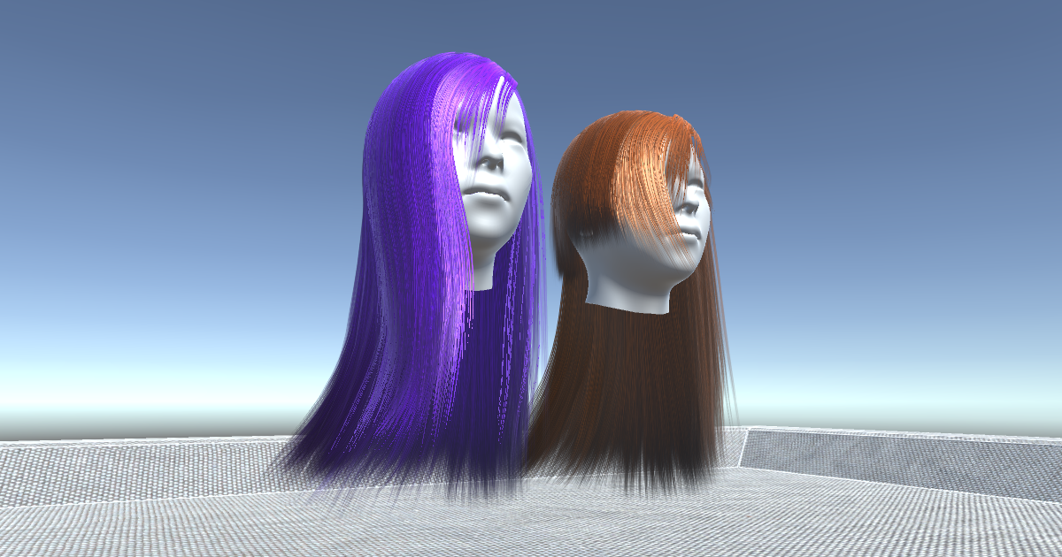 Female hair | Characters | Unity Asset Store
