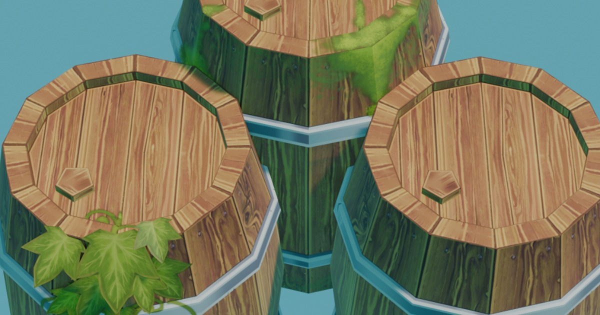 semi-realistic cute 3D barrels | 3D Props | Unity Asset Store