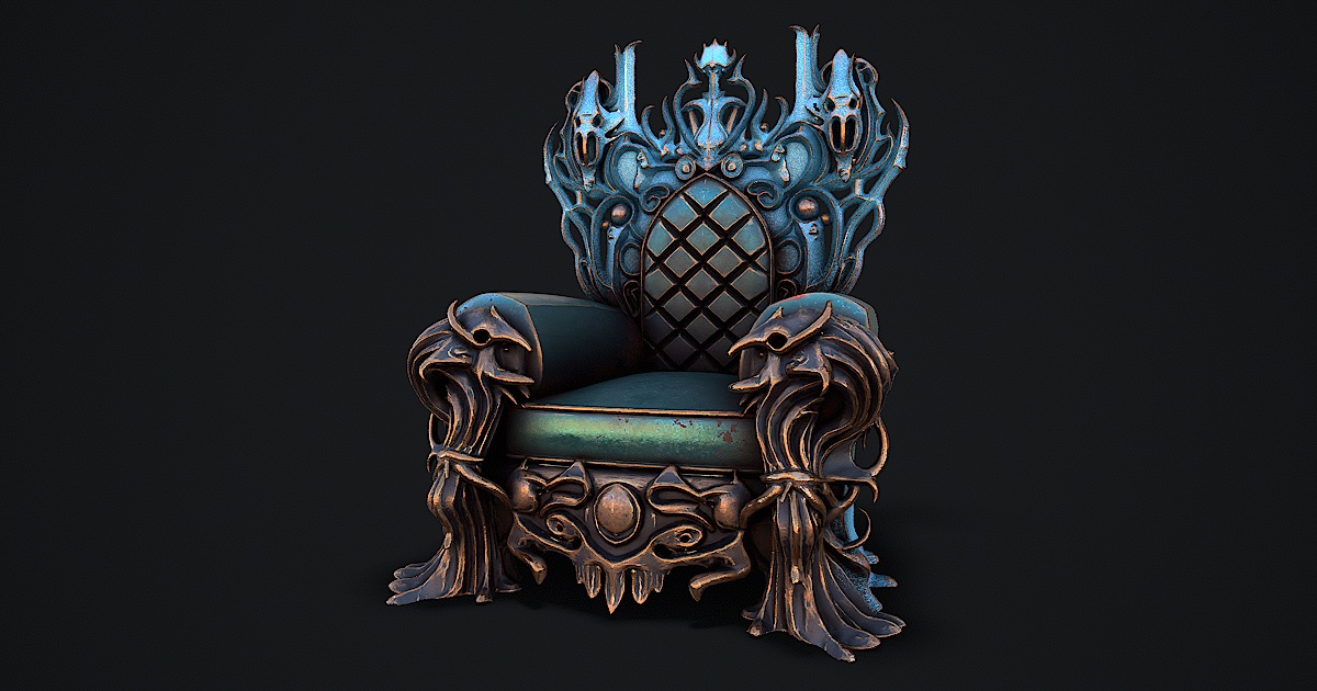 Fantasy Throne 4 | 3D 가구 | Unity Asset Store