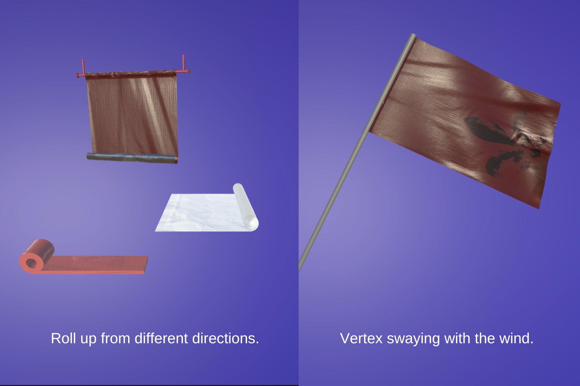 RollUp, Swing Effects - URP | VFX Shaders | Unity Asset Store