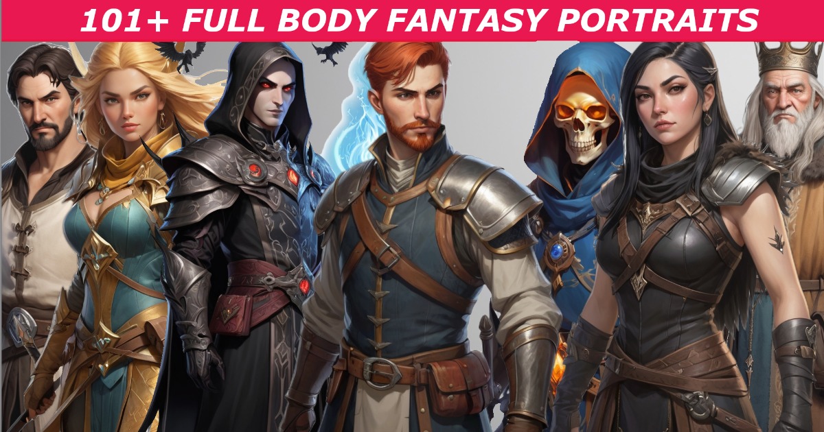 Character Portrait Pack - Fantasy Edition | 2D GUI | Unity Asset Store