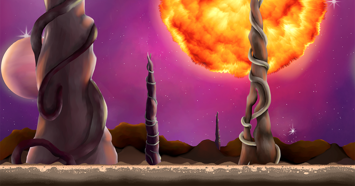 Space 2D level | 2D Textures & Materials | Unity Asset Store