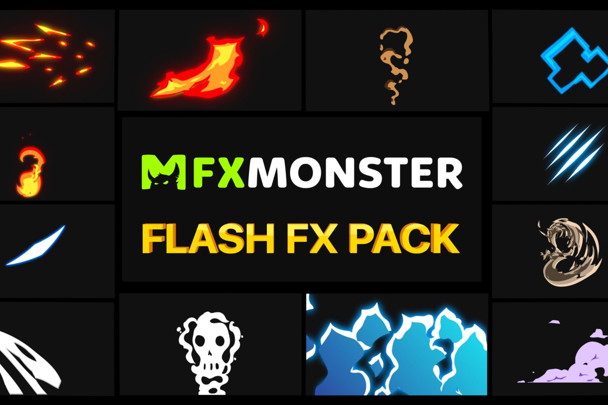 Flash FX Pack 08 (11.06) | 2D 텍스처 및 소재 | Unity Asset Store