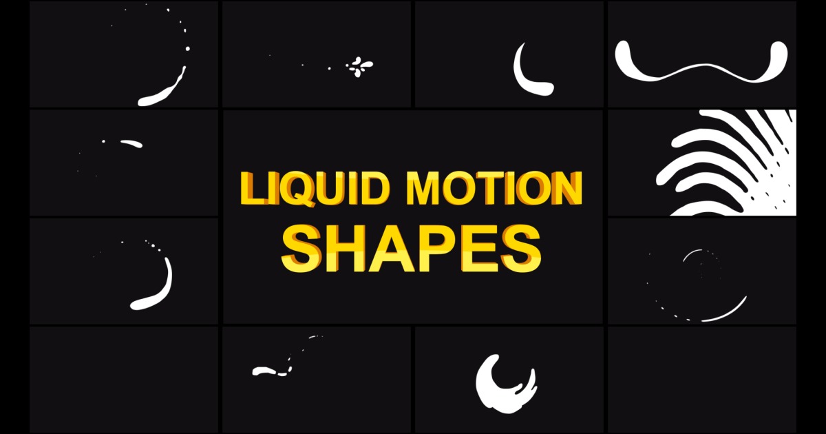 2D Liquid Motion Shapes | VFX | Unity Asset Store