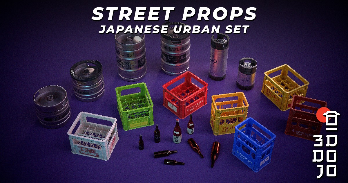 Street Props - Japanese Urban Set | 3D Props | Unity Asset Store