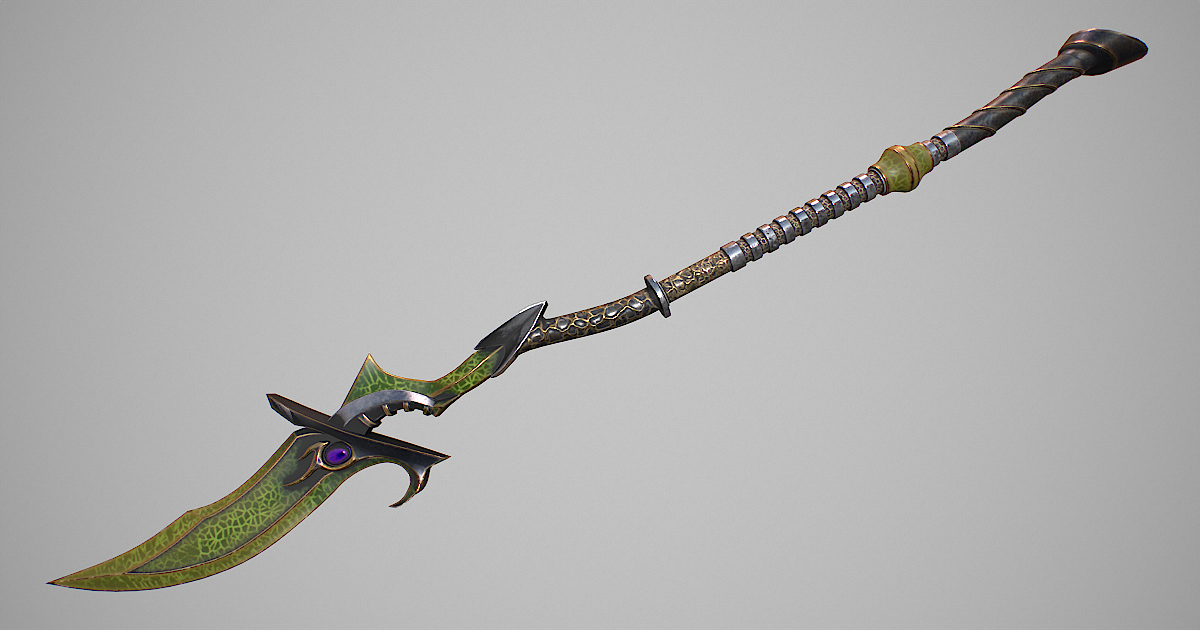 Combat staff 3 3d model | 3D 무기 | Unity Asset Store