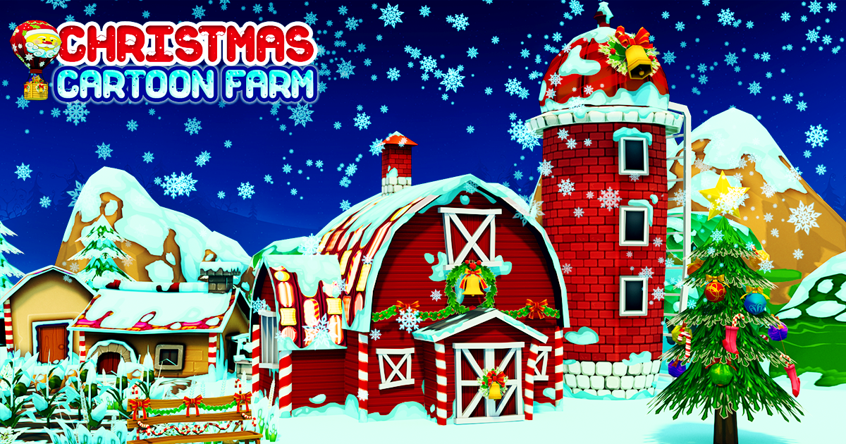 Christmas Cartoon Farm | 3D Environments | Unity Asset Store