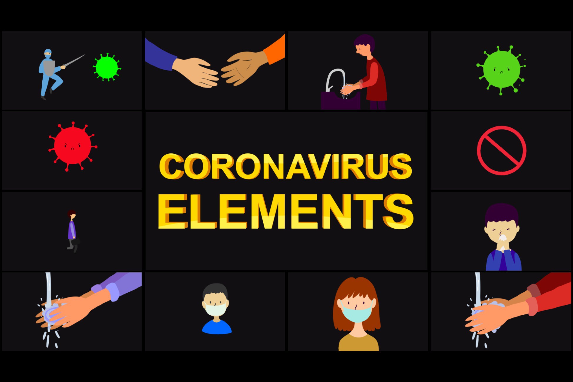 Coronavirus Elements | 불 & 폭발 | Unity Asset Store