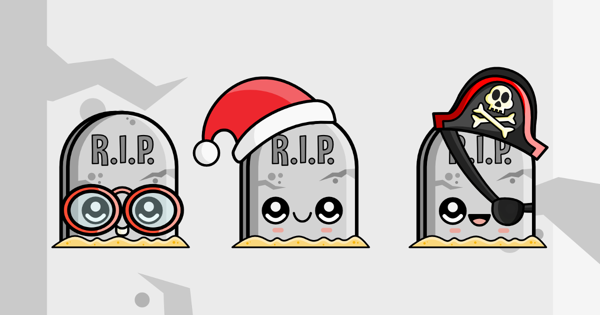 Halloween - Emoji Emotion Faces Grave | 2D Characters | Unity Asset Store