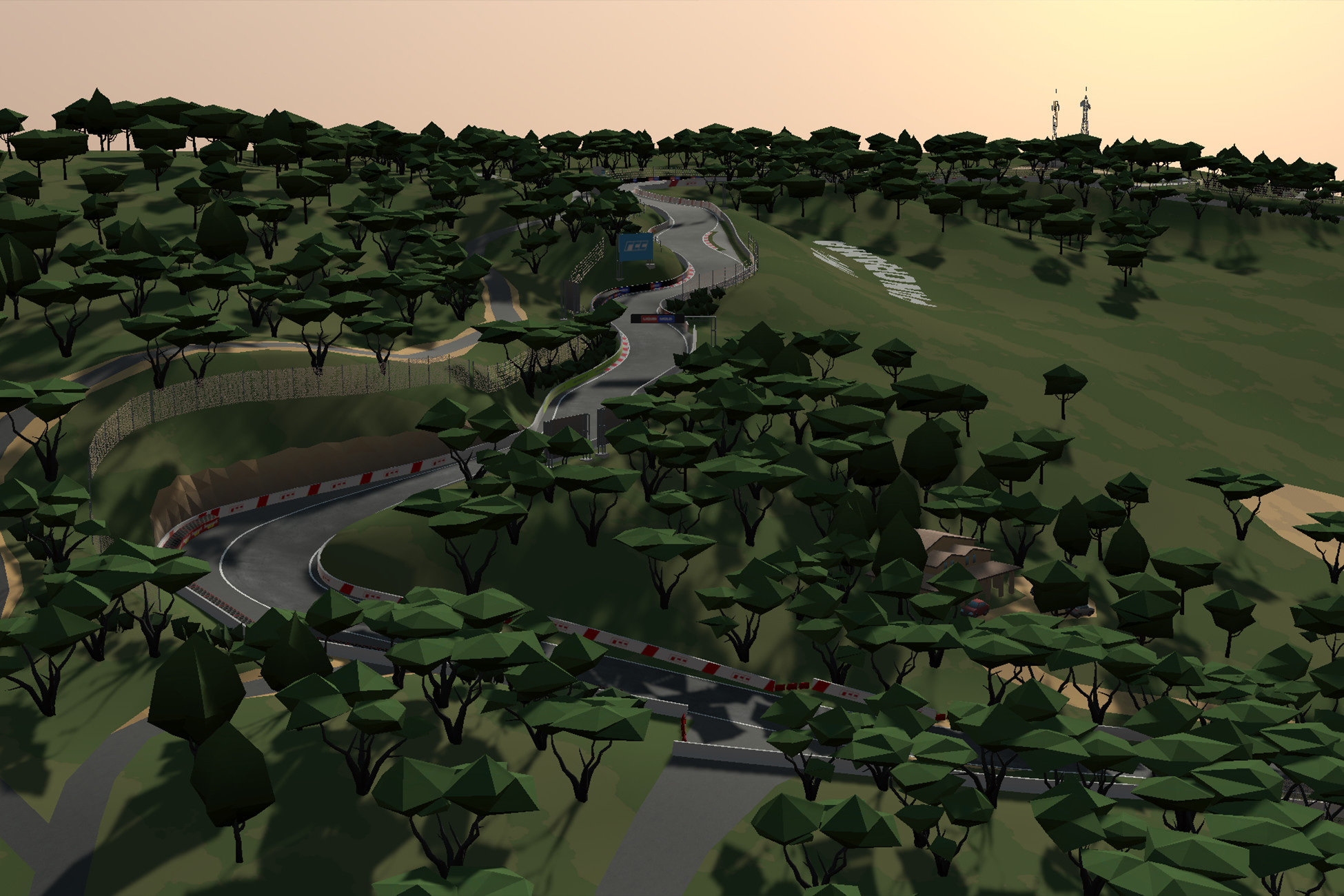 Cartoon Race Track Bathurst | 3D Roadways | Unity Asset Store