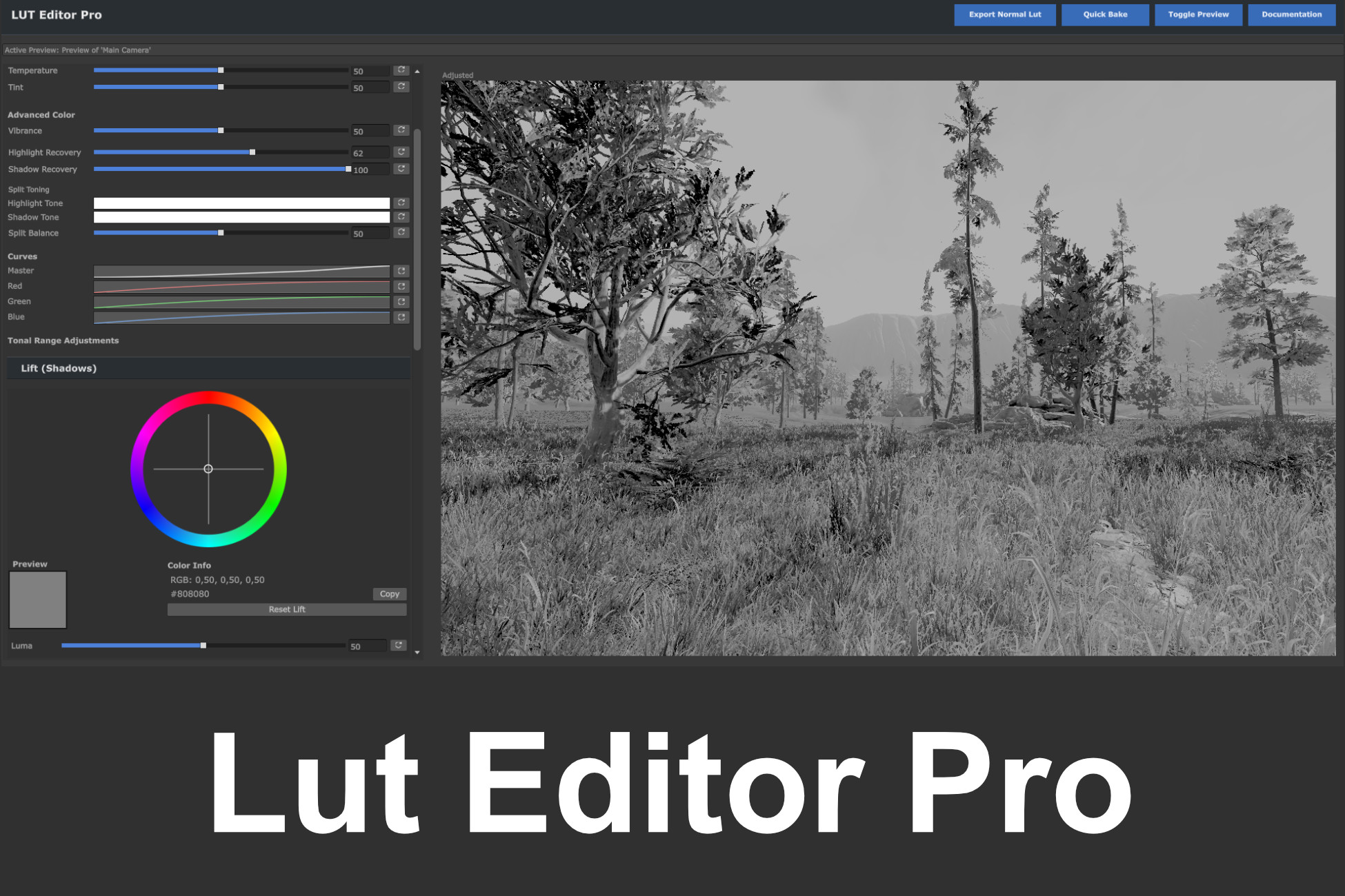 Lut Editor Pro | Utilities Tools | Unity Asset Store