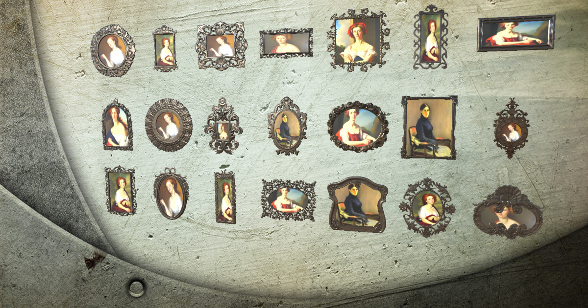 Picture Frames Lowpoly | 3D Interior | Unity Asset Store