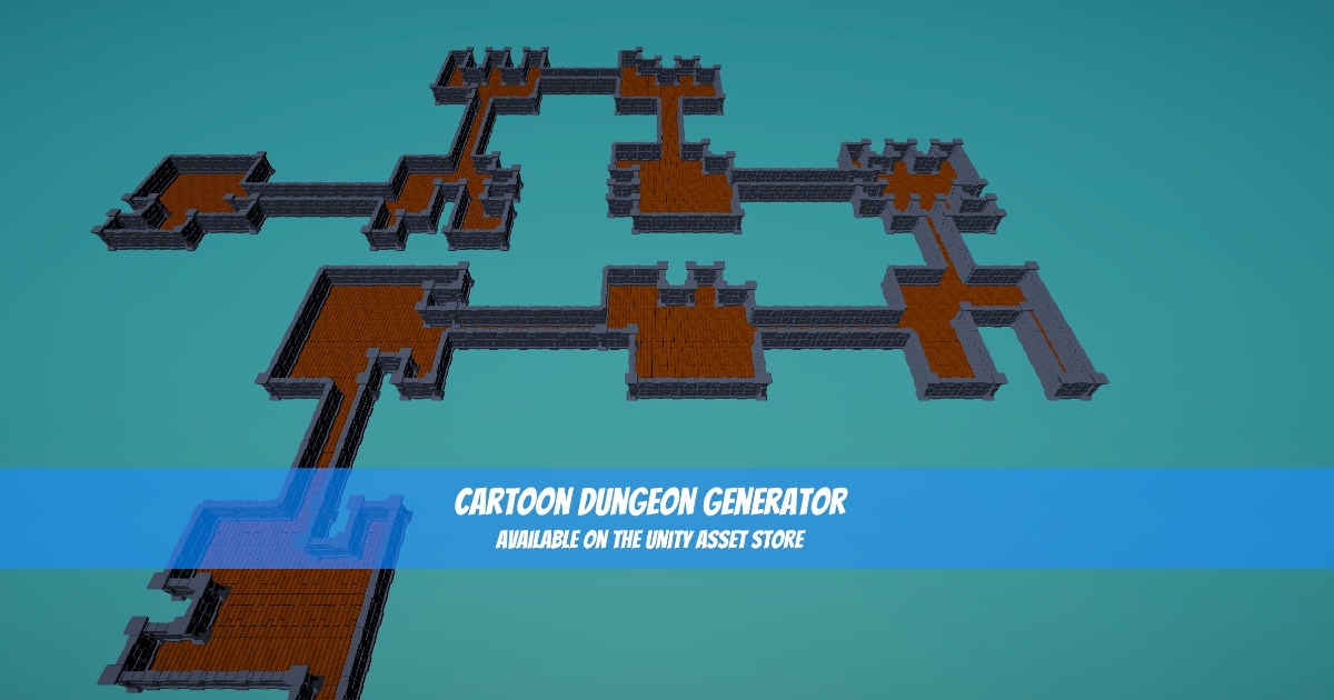 Cartoon Dungeon Generator | 3D Dungeons | Unity Asset Store