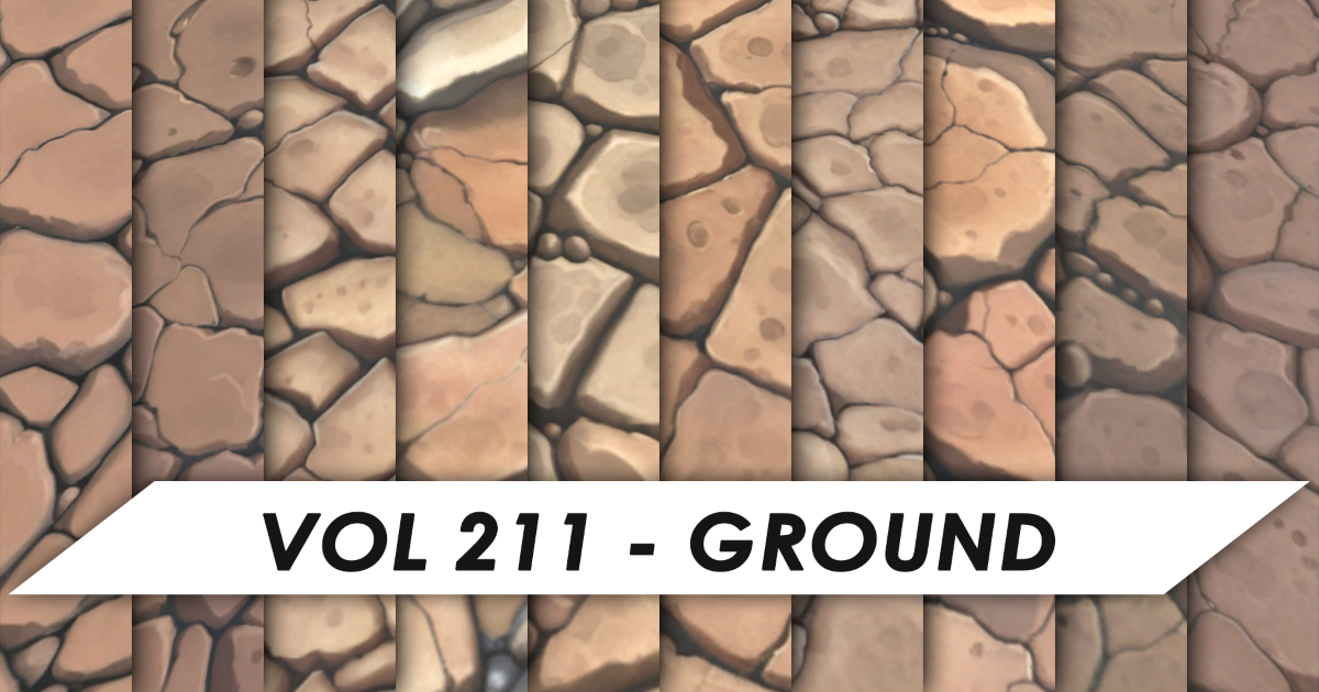 Stylized Textures - Vol 211 - Ground | 2D Textures & Materials | Unity ...