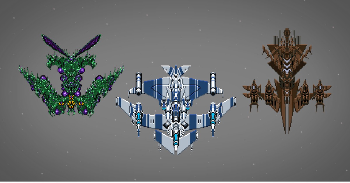 Pixel Space Shooter - ADVANCED | 2D | Unity Asset Store