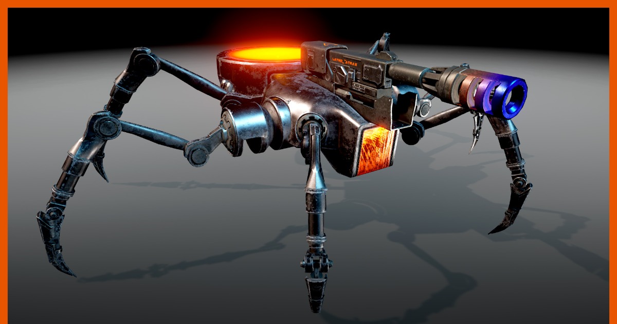 Spider bot | 3D 로봇 | Unity Asset Store