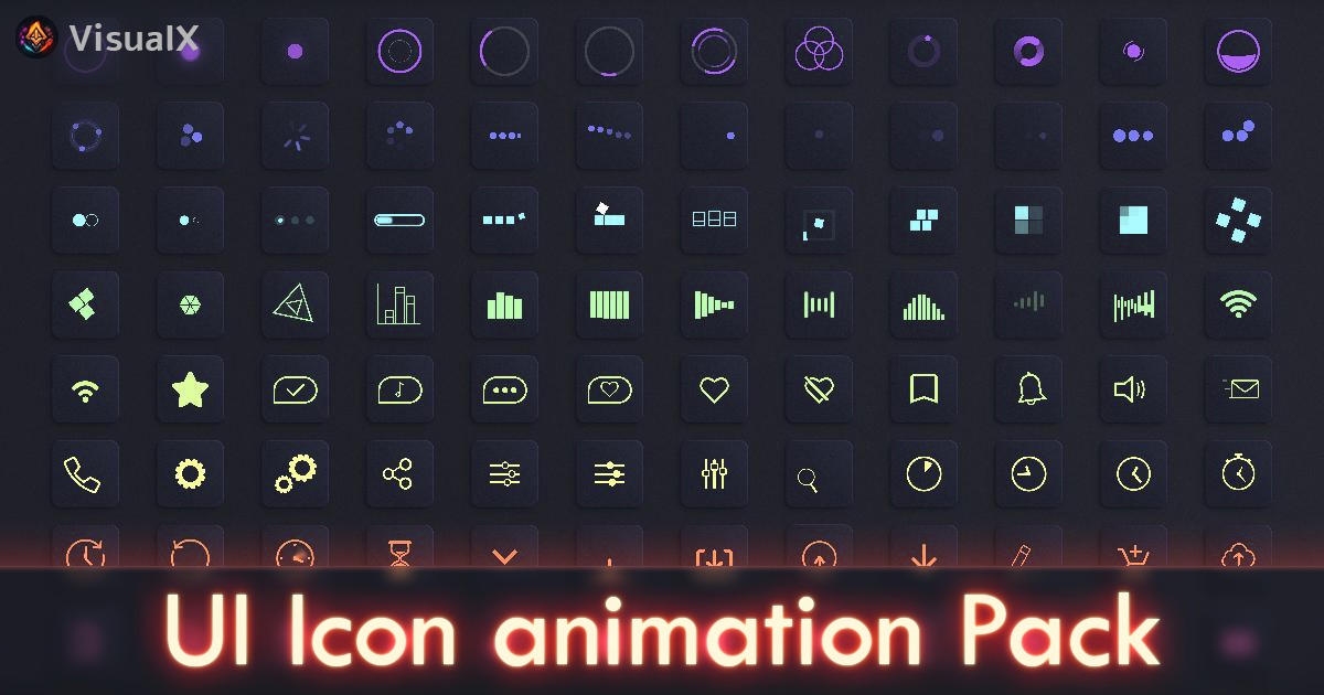 App UI Icon animation Pack: Volume 1 | VFX | Unity Asset Store