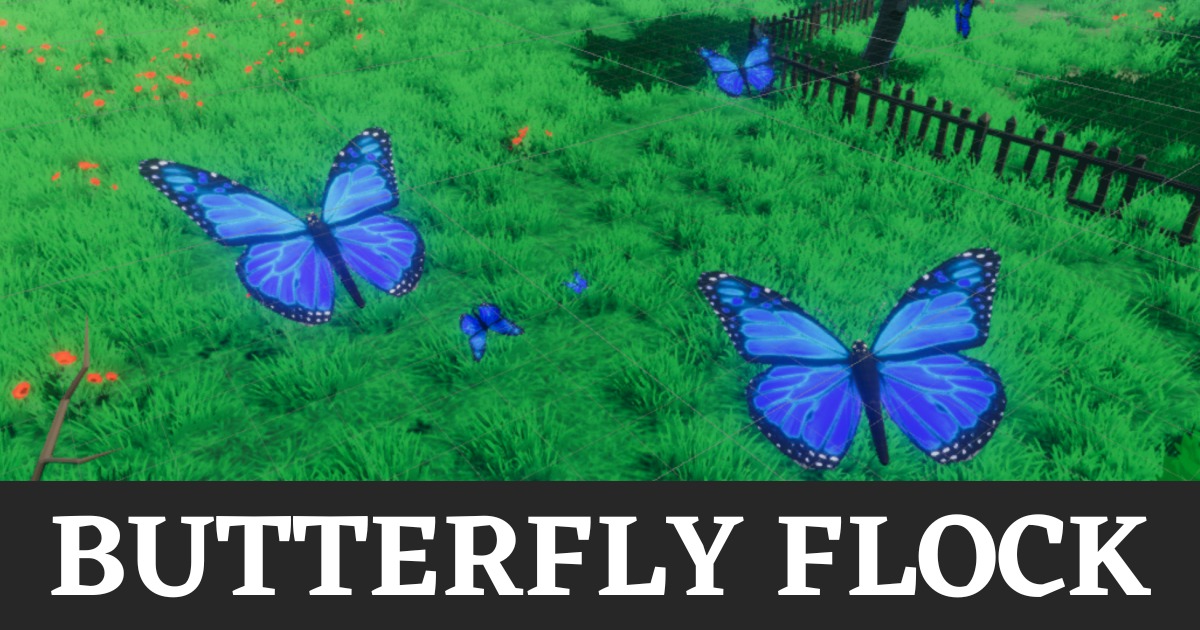 Butterfly Flock | Characters | Unity Asset Store