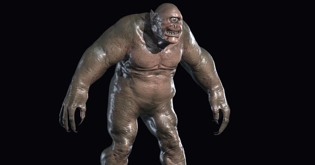 Big Cyclops | 3D Creatures | Unity Asset Store