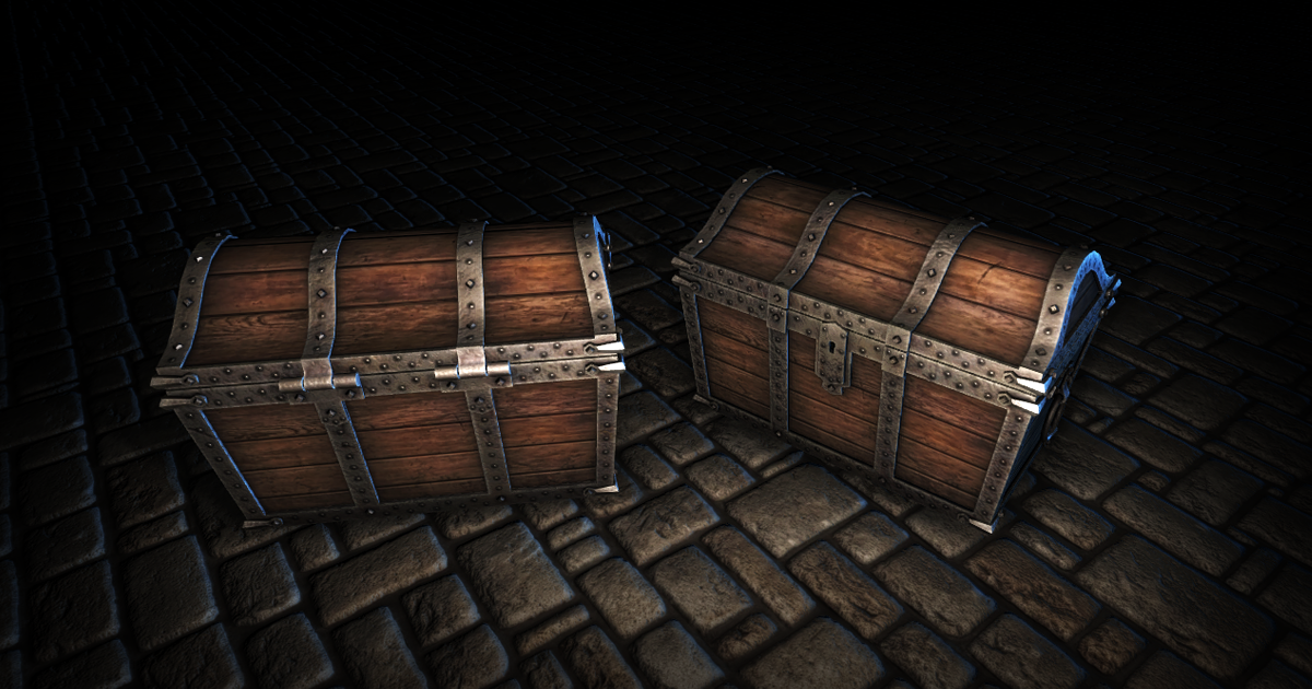 Treasure Chest - PBR | 3D Interior | Unity Asset Store