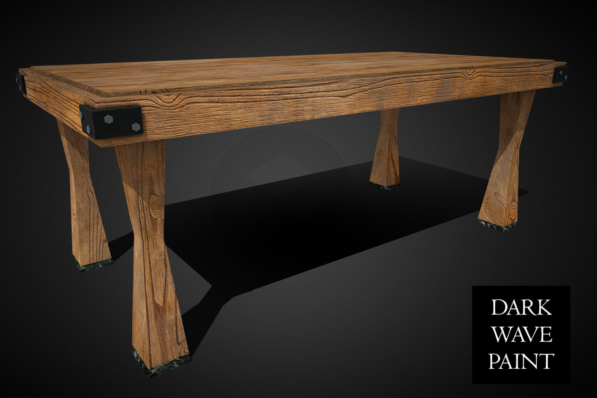 Dark Wave Paint - Table 01 | 3D Props | Unity Asset Store