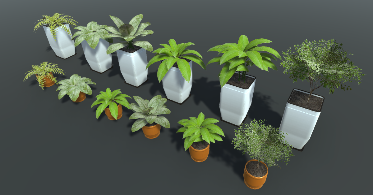 Office Plant Pack | 3D Vegetation | Unity Asset Store